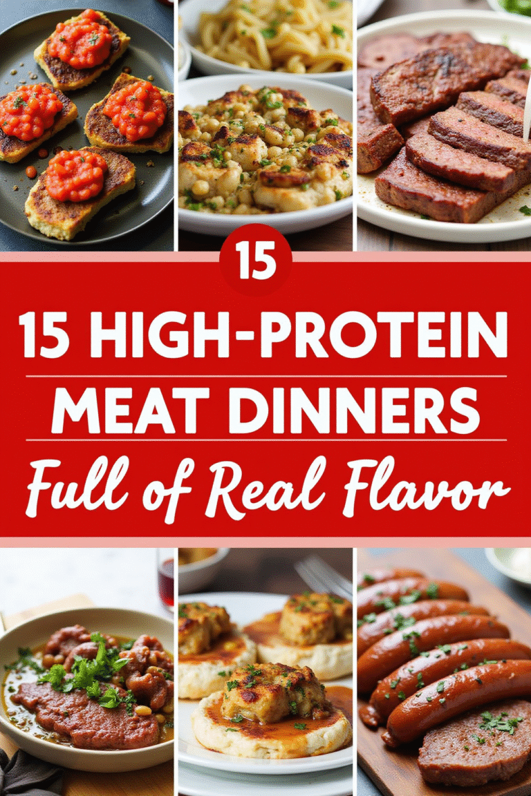 15 Power-Packed Meat Dinners: Quick, High-Protein Meals Bursting with ...